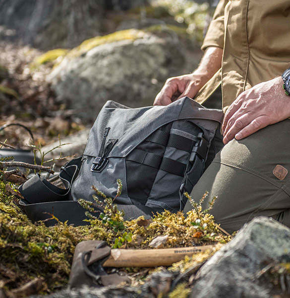 Helikon-Tex Bushcraft Haversack Bag - Shadow Grey-Black | Felddepot