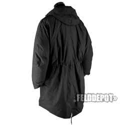 Mil-Tec US Shell M-51 Parka Fur Hood - Black | Felddepot